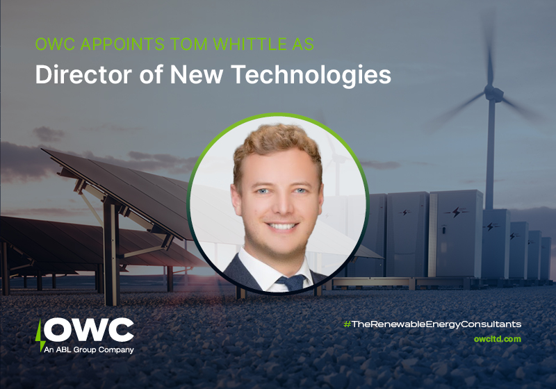 Tom Whittle appointed Director of New Technologies at OWC - OWC