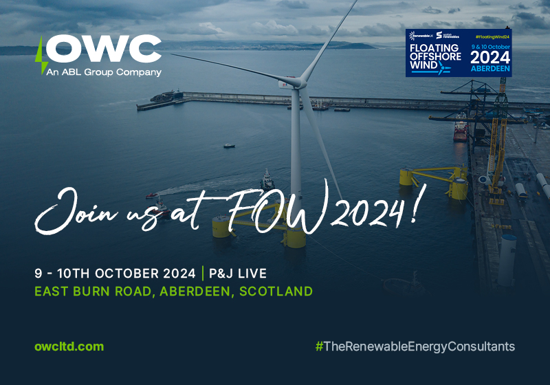 Join us at Floating Offshore Wind 2024! - OWC