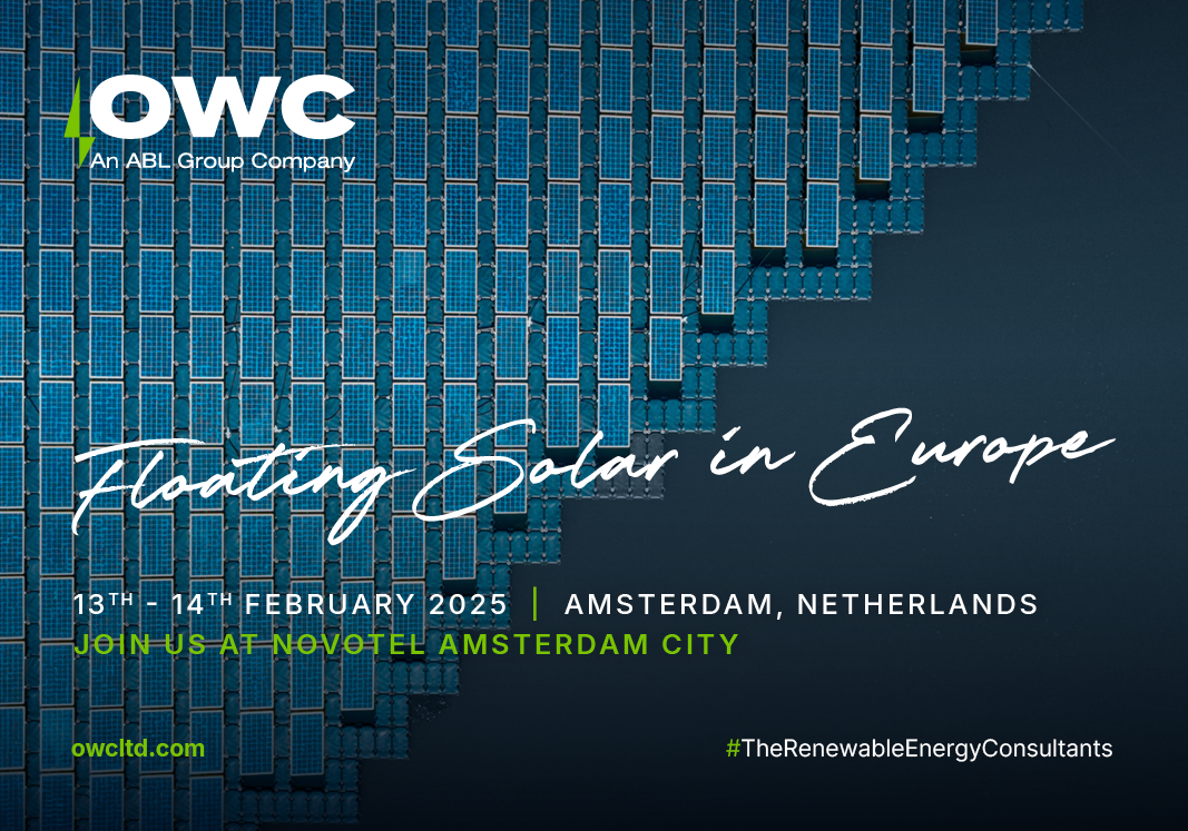 Join OWC at Floating Solar in Europe 2025 - OWC
